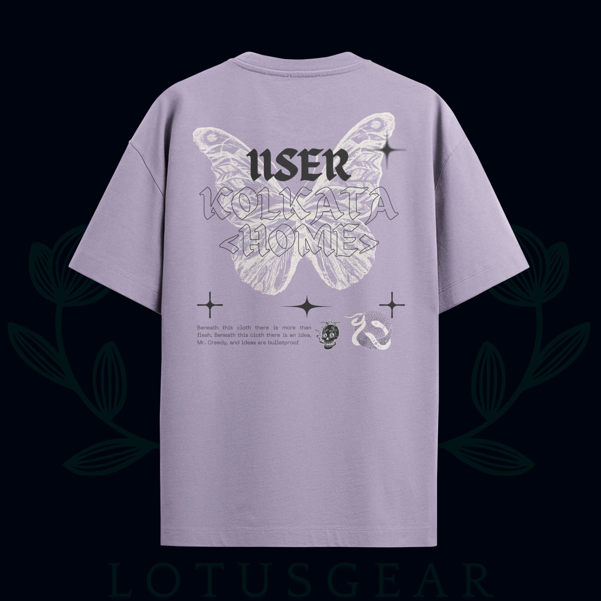 IISER Kolkata Lotus Gear Original Fest Tee in Lavender - Lotus Gear